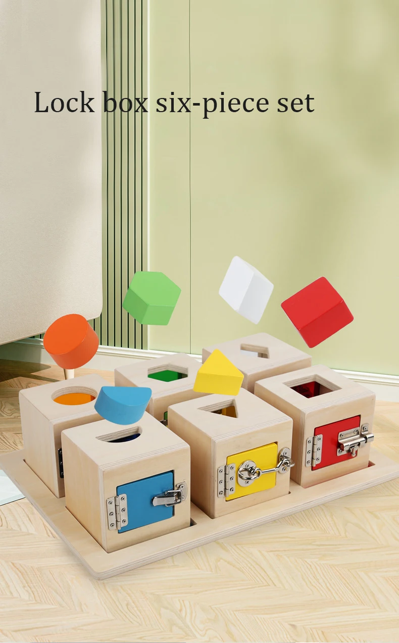 Montessori Lock Box - Educational Toy for Kids Ages 3-8