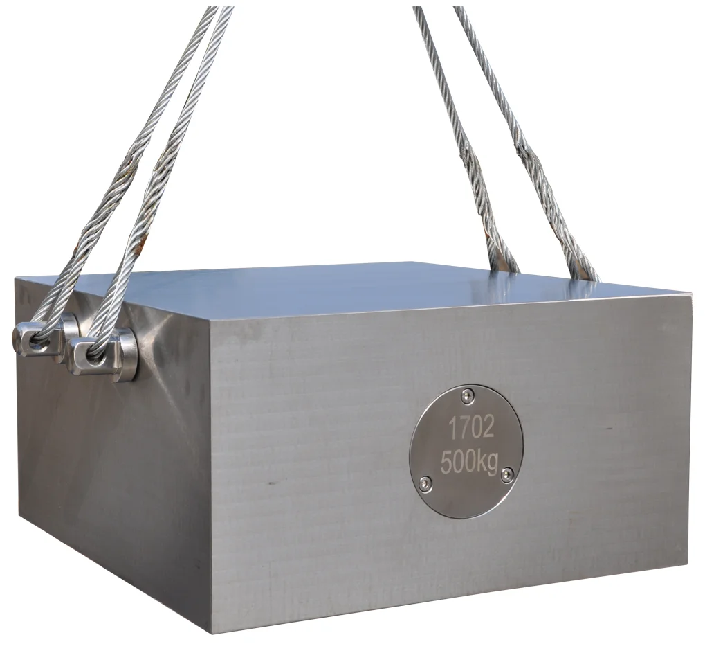 F1 F2 M1 200kg Calibrated Mass 500kg 1000kg Stainless Steel Rectangular ...