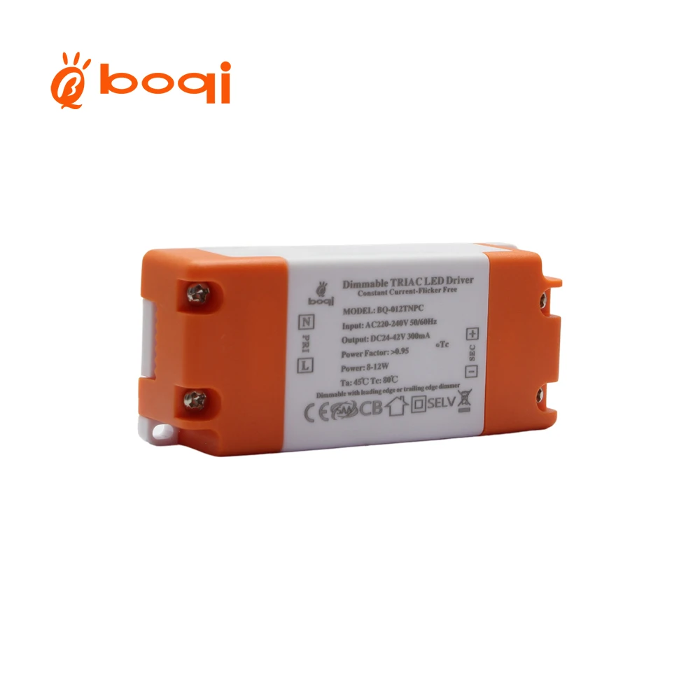 Triac Phase Cut Led Driver Flicker Free 12w Dimmable Led Driver EU ...