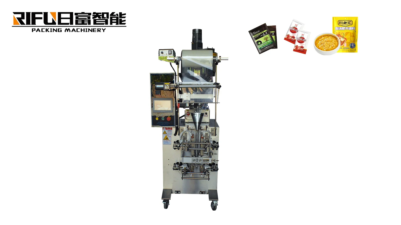 Mini Small Milk Juice Beverage Sauce Liquid Plastic Packing Machine In ...