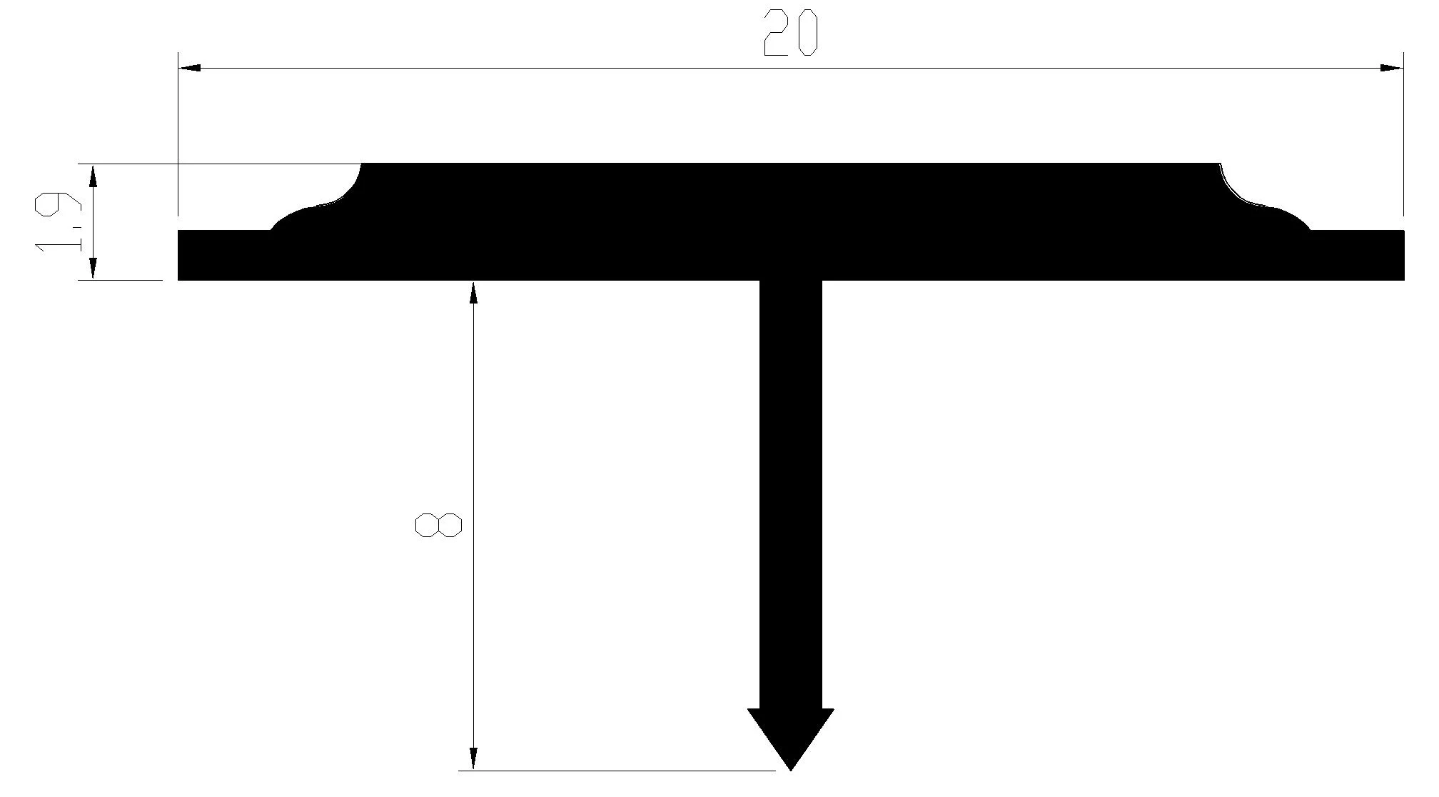 Prolink Metal Factory Yj-008 Inside Metal T Shape Corner Aluminum ...