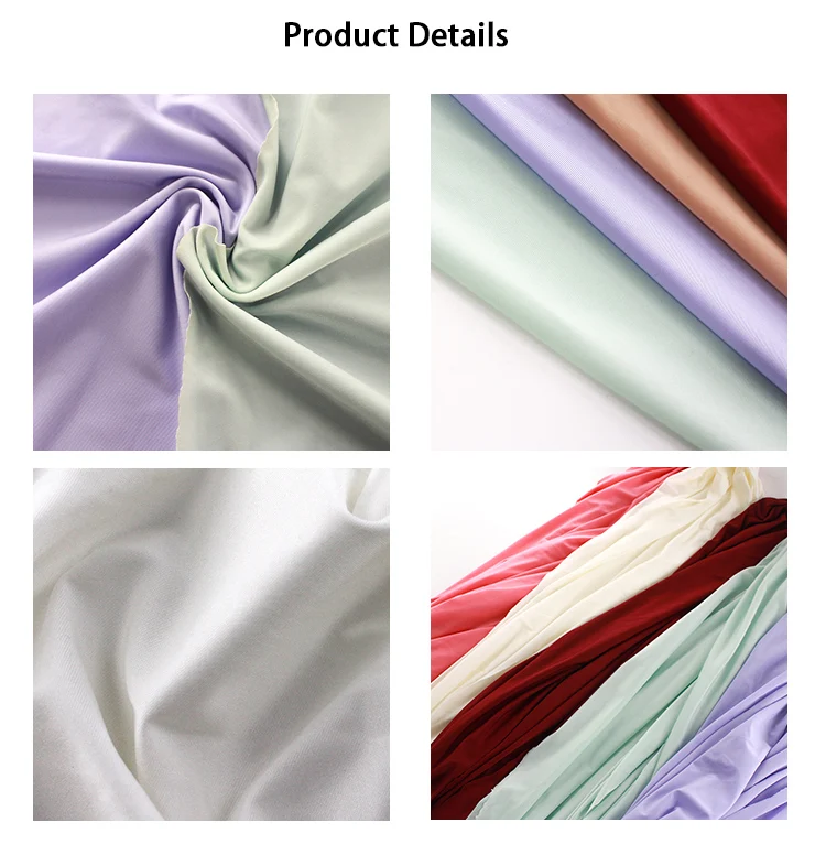 Wholesale 86% Nylon 14% Spandex Micro Elastic Stretch Jersey Weft ...