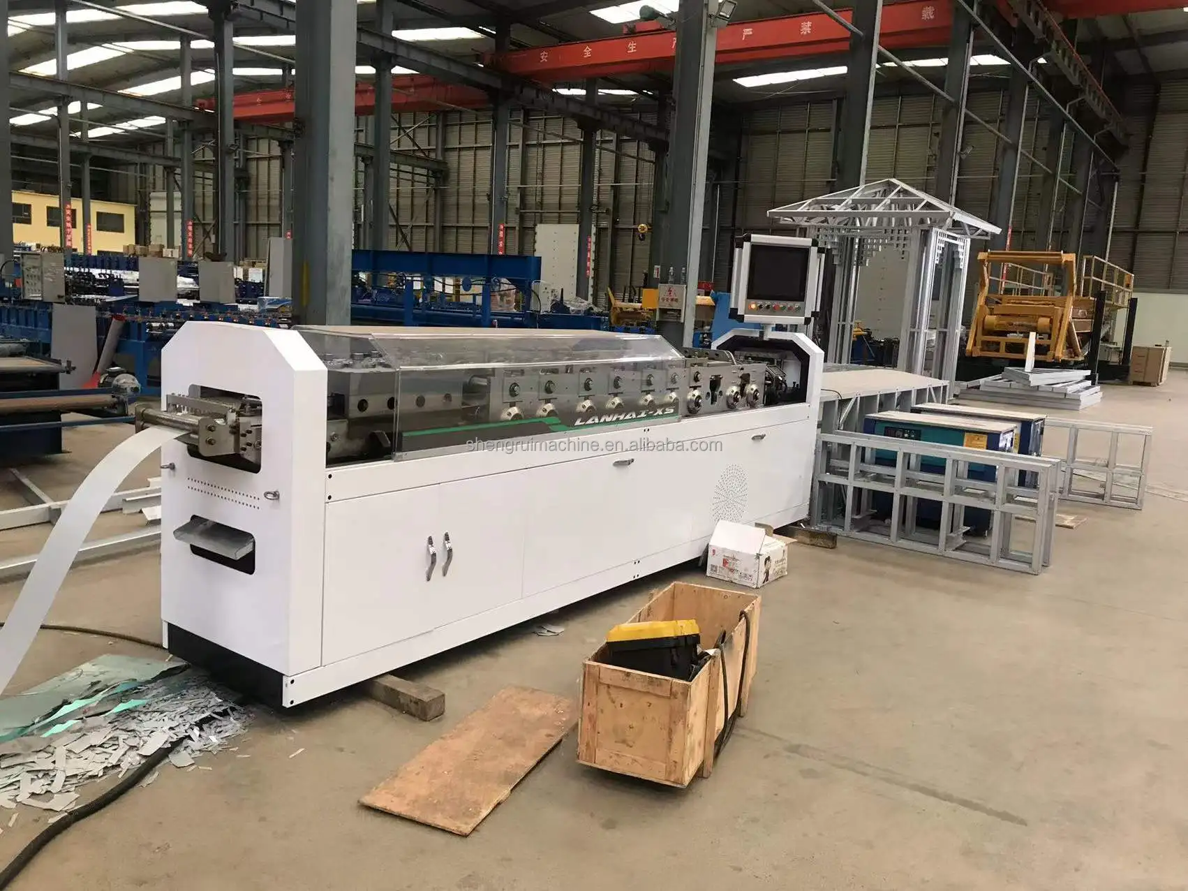 CAD Frame Light Gauge Steel Villa House Framing Studs Construction Machinery LGS Top Hat C Shape ...