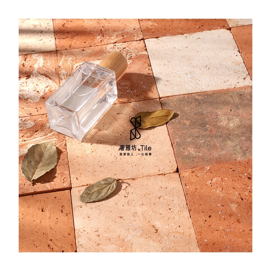 4X4 inch 100x100 mm Red clay terracotta wall cladding and floor tiles ...