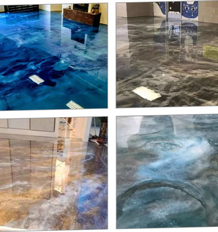 Solvent Free Epoxy Resin 3 D Effect Mirror Coating Gloss Shining ...