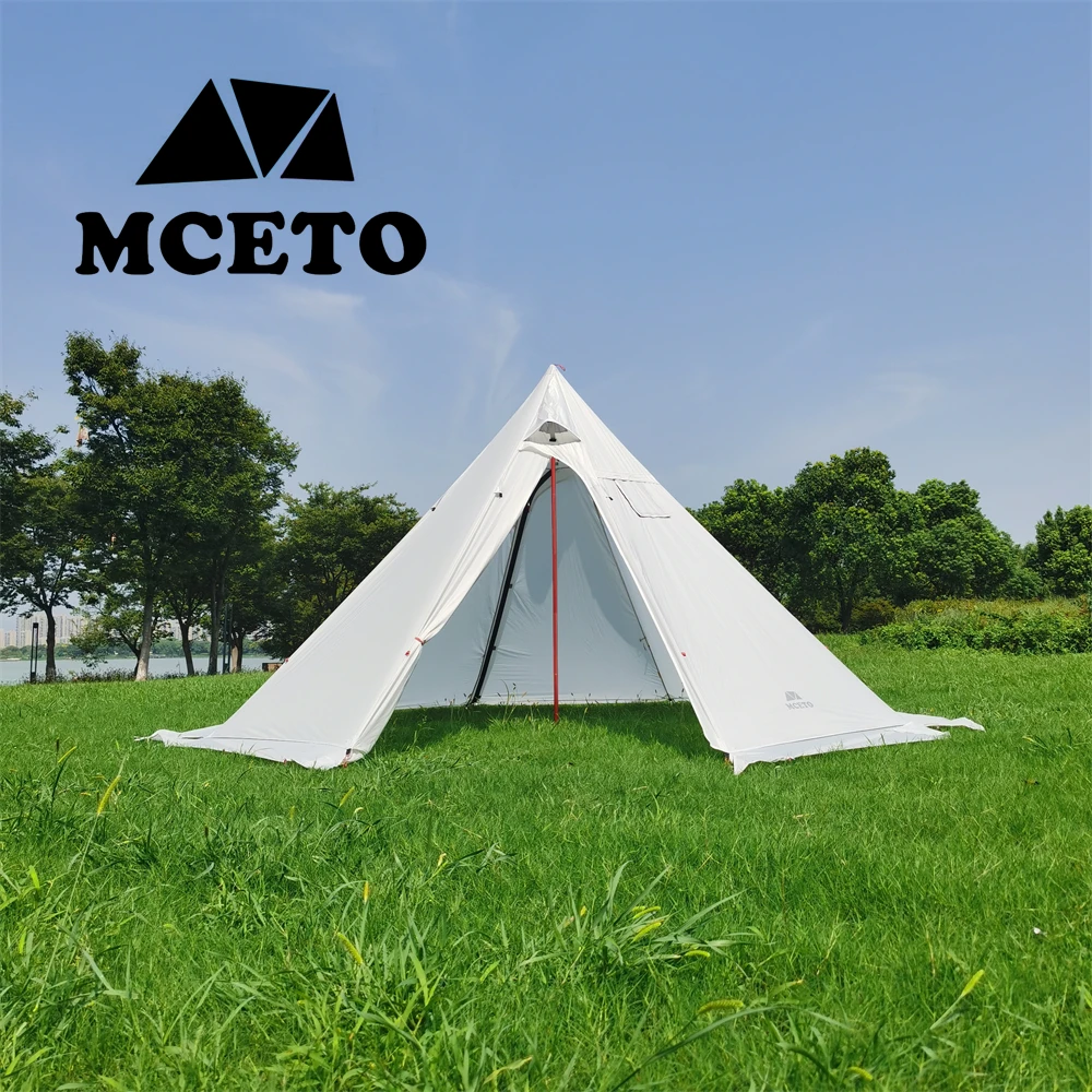 MCETO TX400PRO Lightweight Pyramid Tent - Ideal for Winter Camping