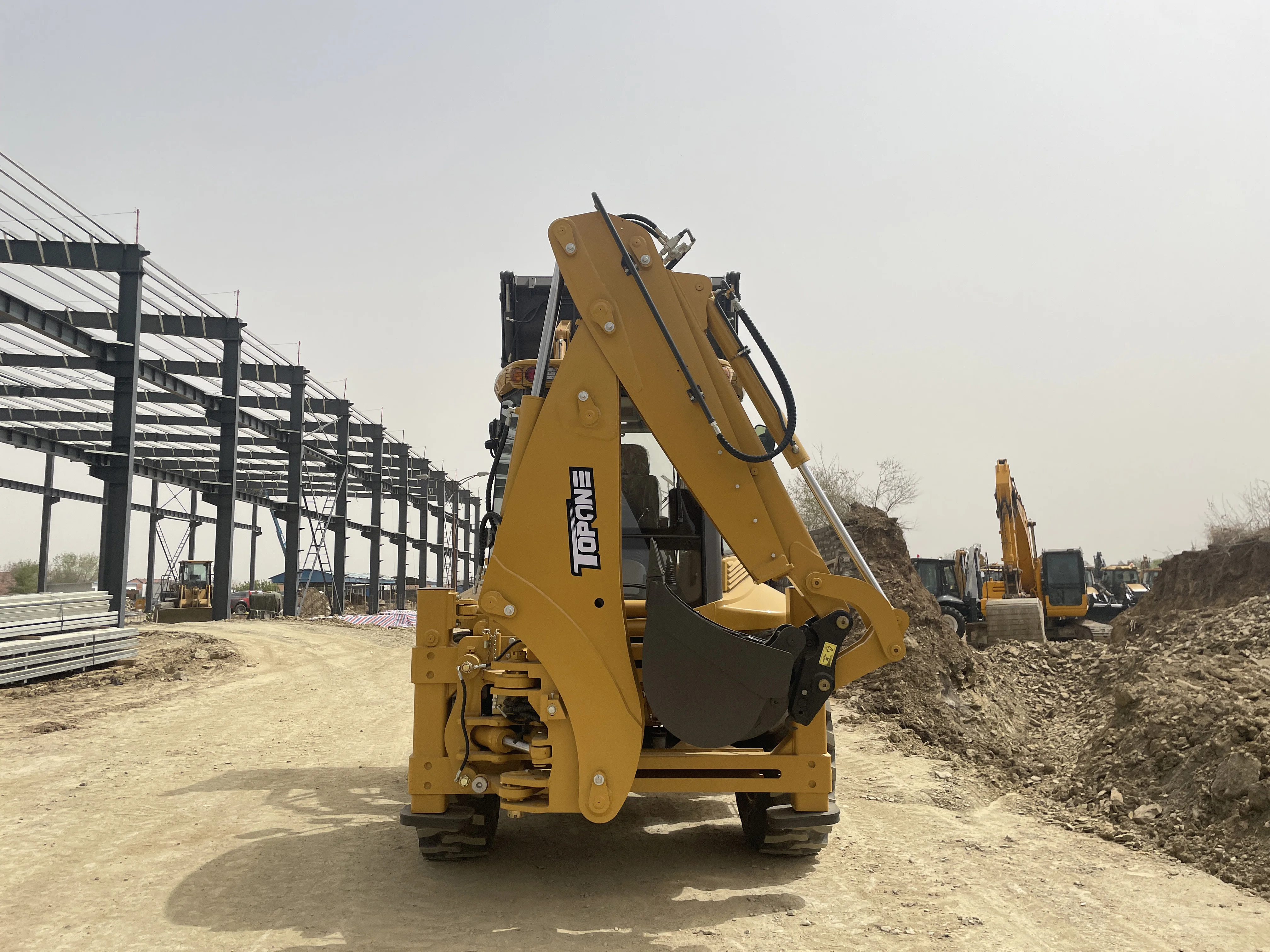 Cheap Backhoe Excavator Loader Compact 4wd Backhoe Loader for Sale ...