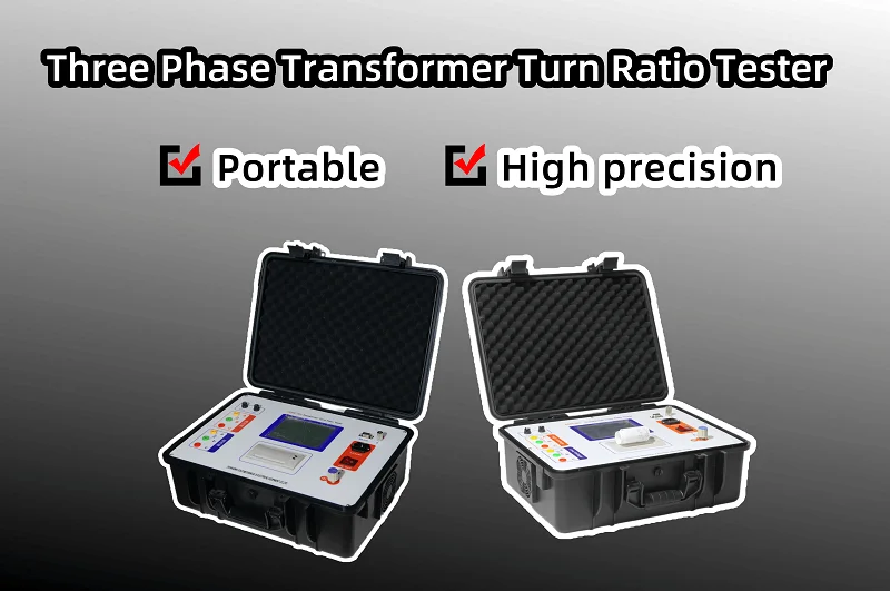 High Precision Transformer Turn Ratio Tester - Portable Electrical ...