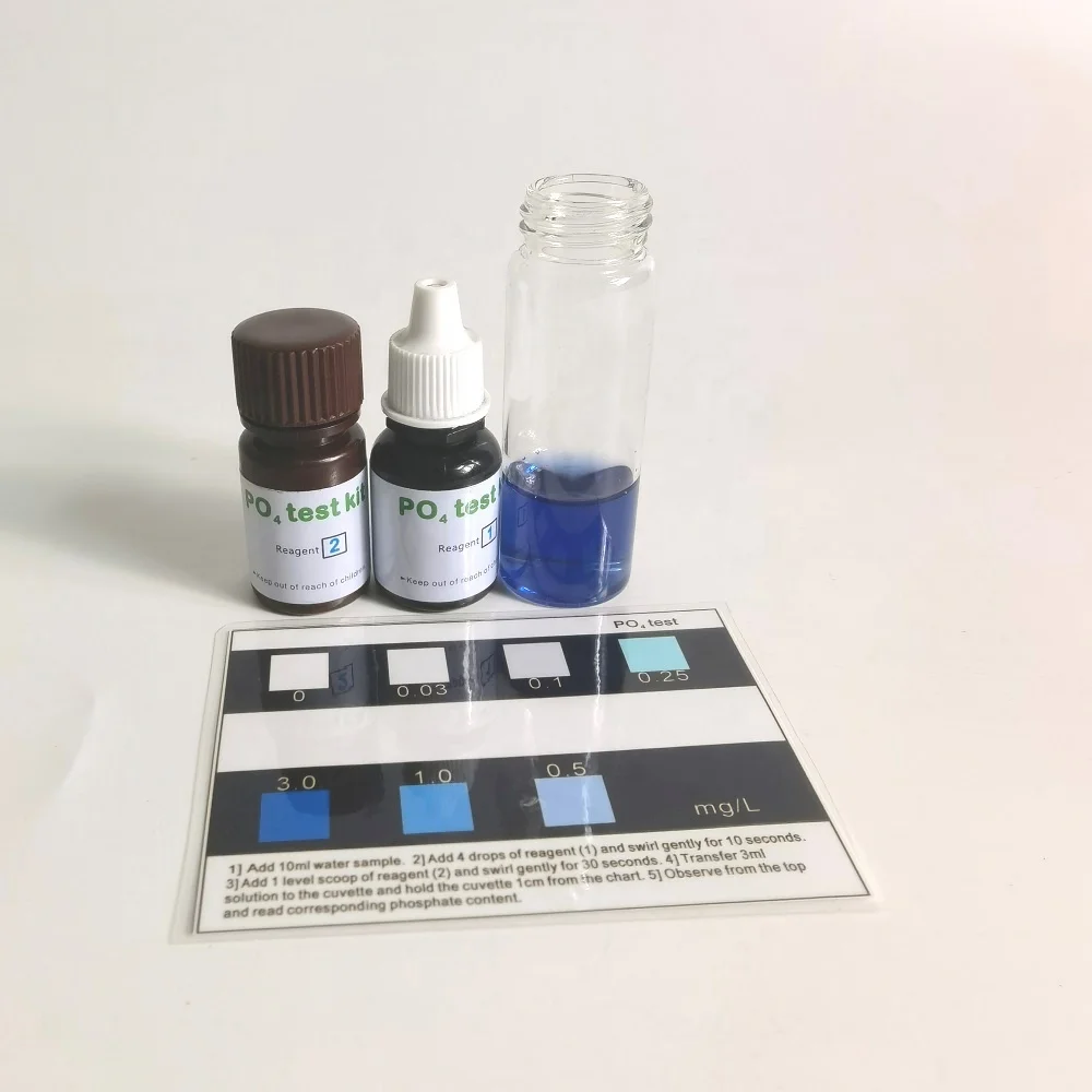 Phosphate Rapid Test Kit - 50 Tests for Aquarium Water