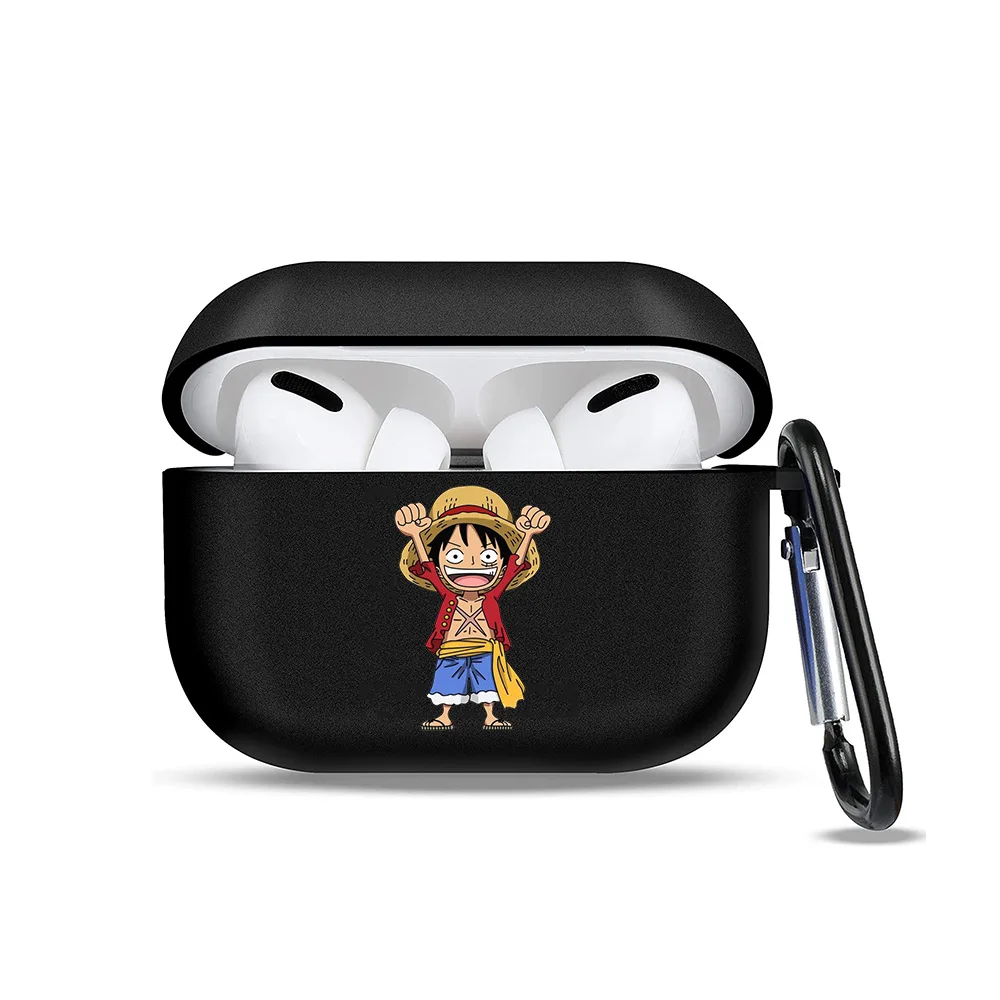 Cute Earphone Pro Case Cartoon One Piece Luffy Japanese Anime 2/3 ...