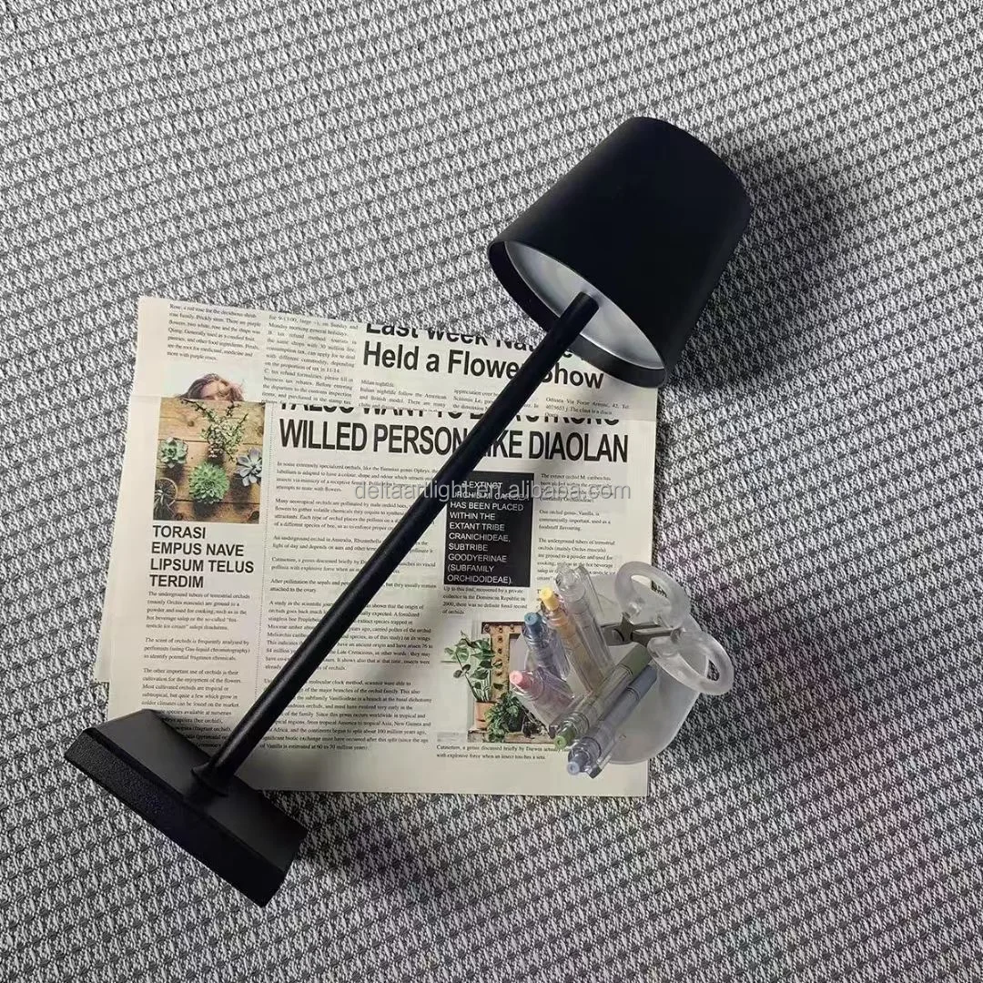 Wholesale Modern Luxury Desk Light Portable Wireless Rechargeable Round ...