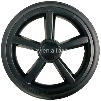 12 Inch Plastic Hub Pu Foam Tire Wheel For Baby Stroller With Brakes ...