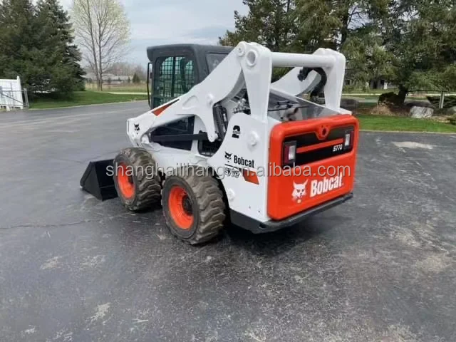 4ton Original Quality Used Electric Steer Skid Loader Bobcat S770 With ...