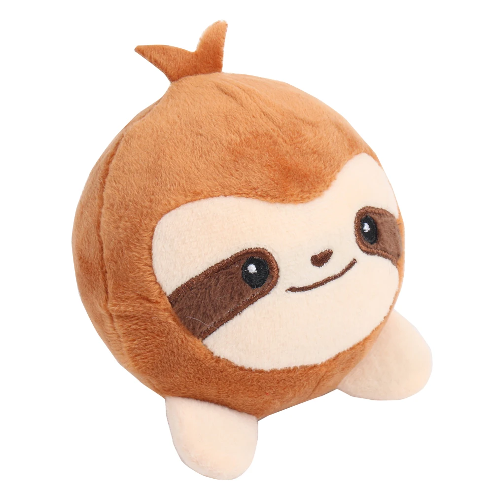 Customized Kawaii Plush Sloth Toy PU Stress Ball 100% Recycled with GRS ...