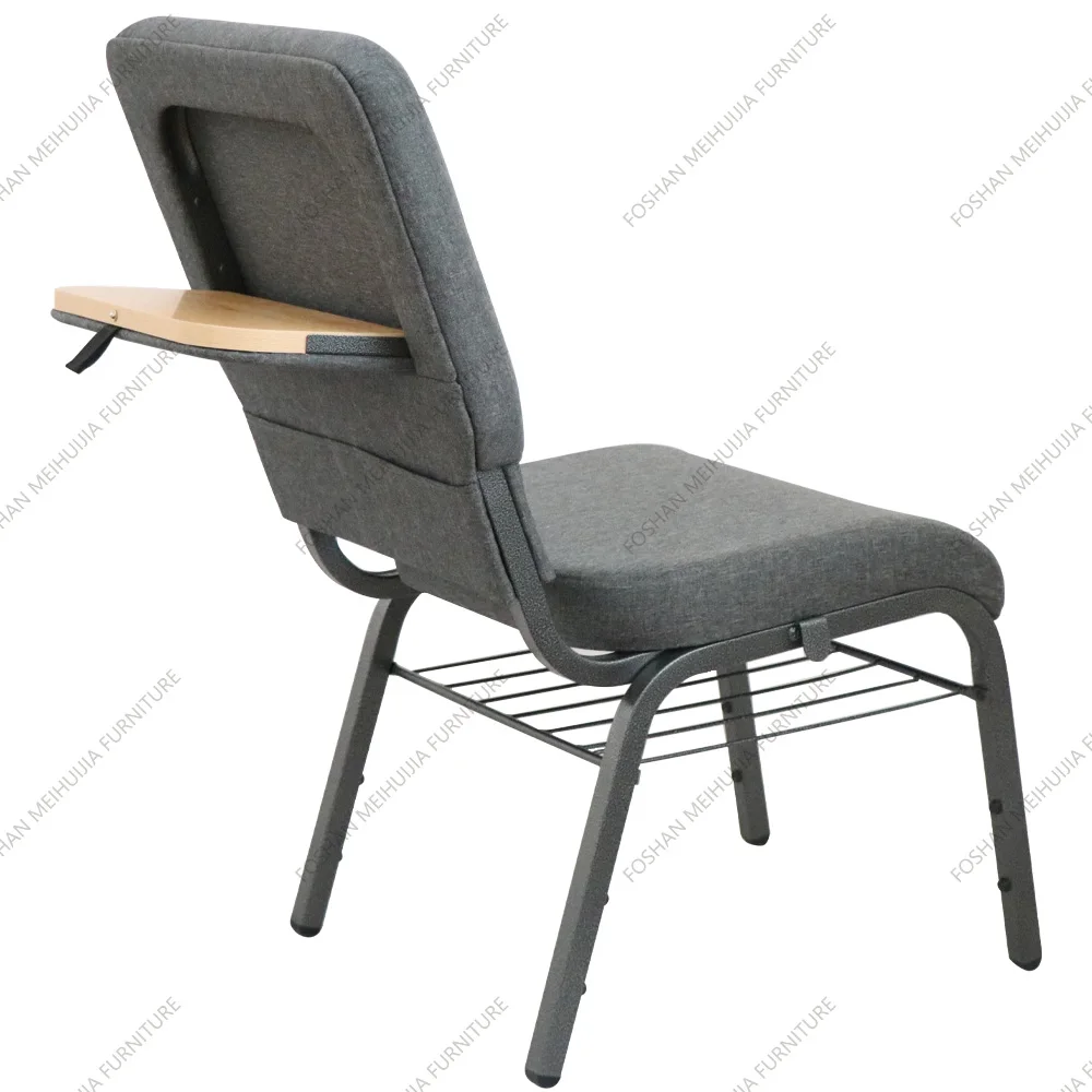 Royal Gray Interlocking Church Pulpit Chair with Writing Board ...