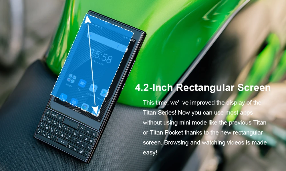 4.2inch Mini 4g Keyboard Touch Smartphone Unihertz Titan Slim Qwerty ...