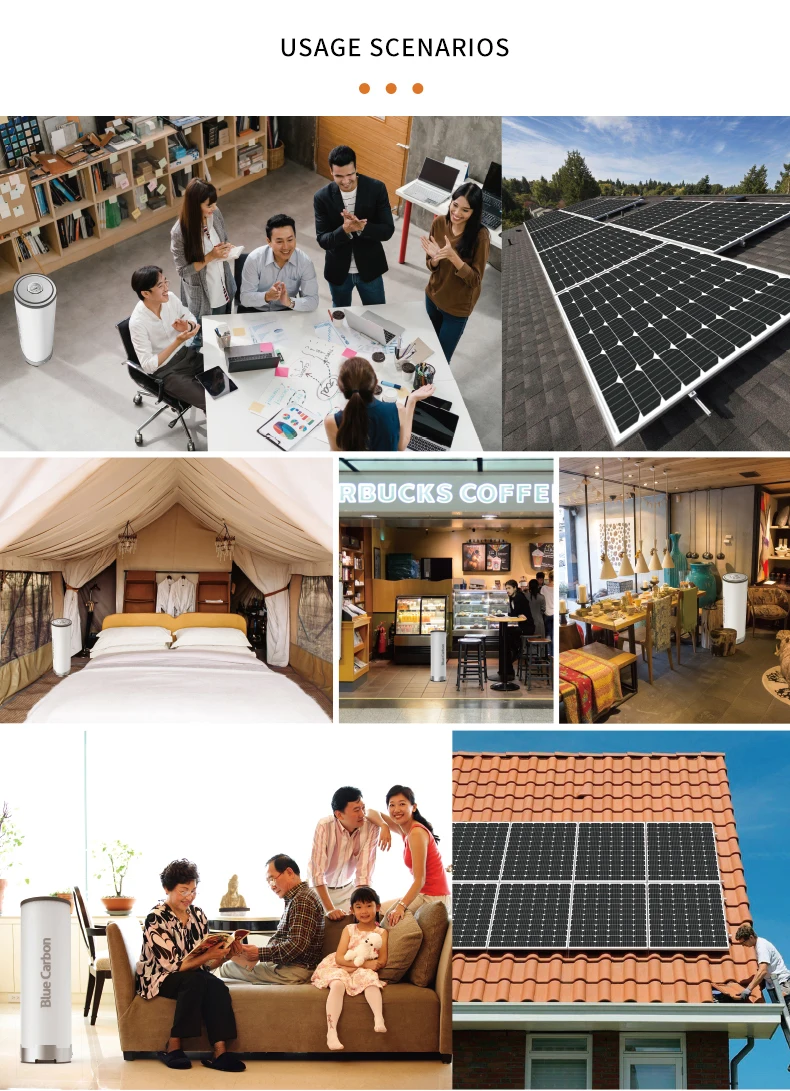 Blue Carbon Solar Powered Heater - Efficient Room Heating