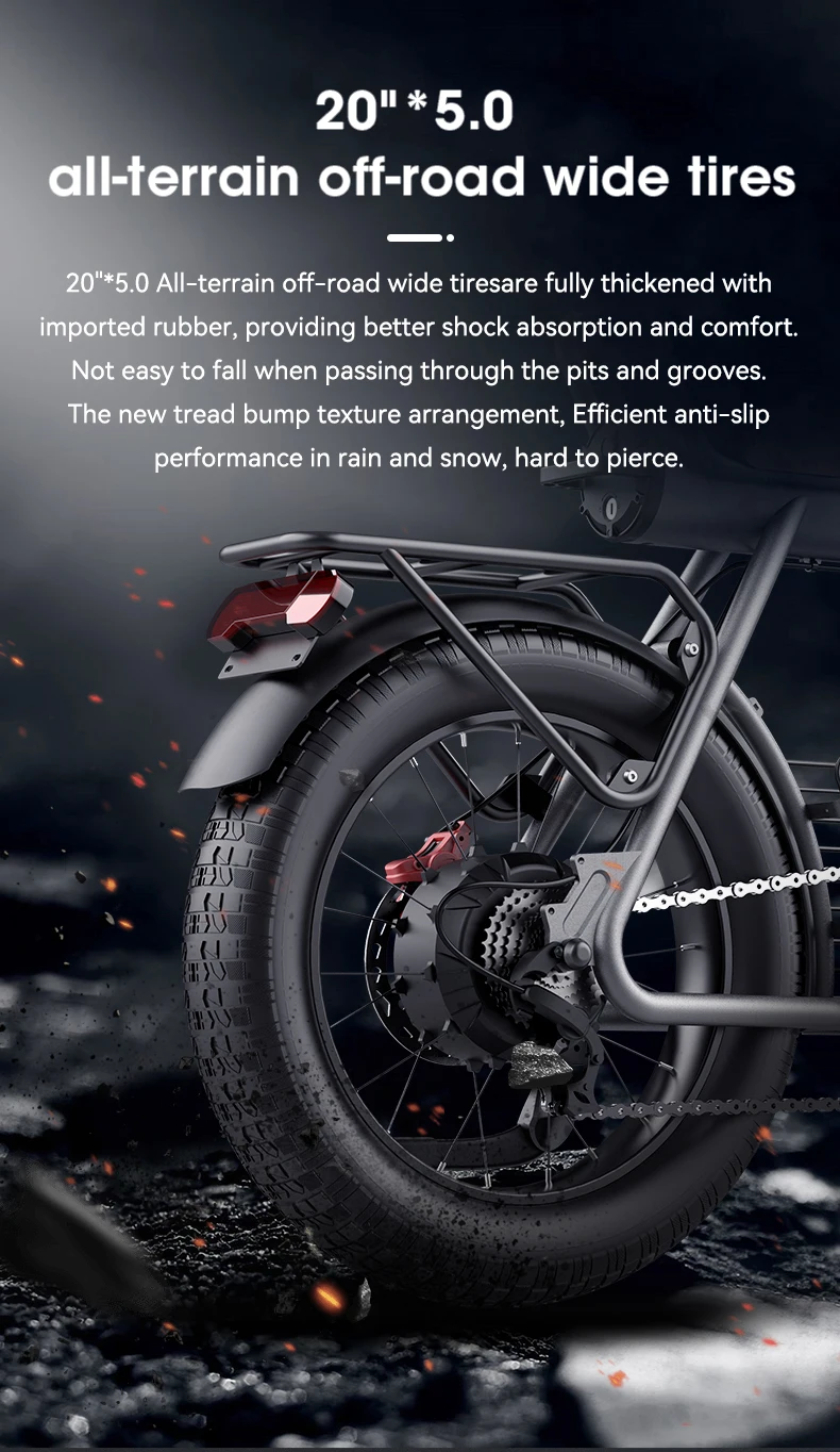 COSWHEEL CT20 Electric City Bike: 750W Motor, 20AH Lithium Battery, 7 ...