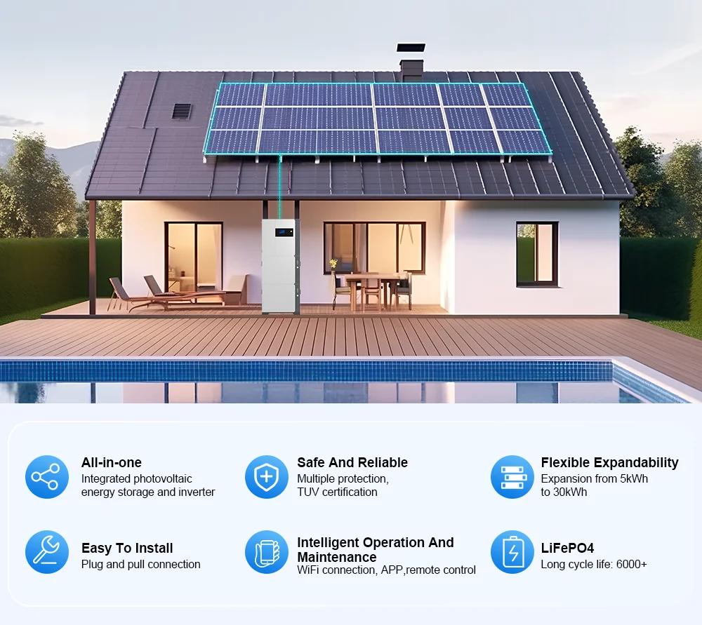 Household Solar Stack Energy Storage System Solar Energy System Full ...