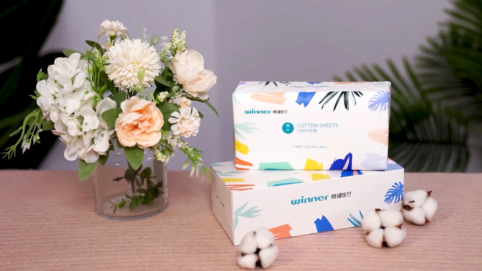 Winner Oem 100% Coton Tissue Non Woven Eco Friendly Disposable Natural ...