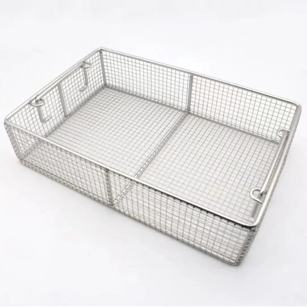304 Stainless Steel Disinfection Basket Laboratory Electronic Parts ...