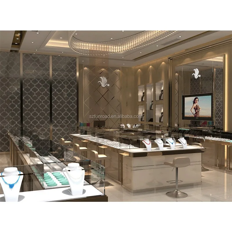 Modern Diamond Display Counter Furniture Jewellery Display Cabinets ...