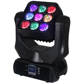 Mega Prolites 3x3 Led Matrix Beam Moving Head Stage Light Fixture With ...