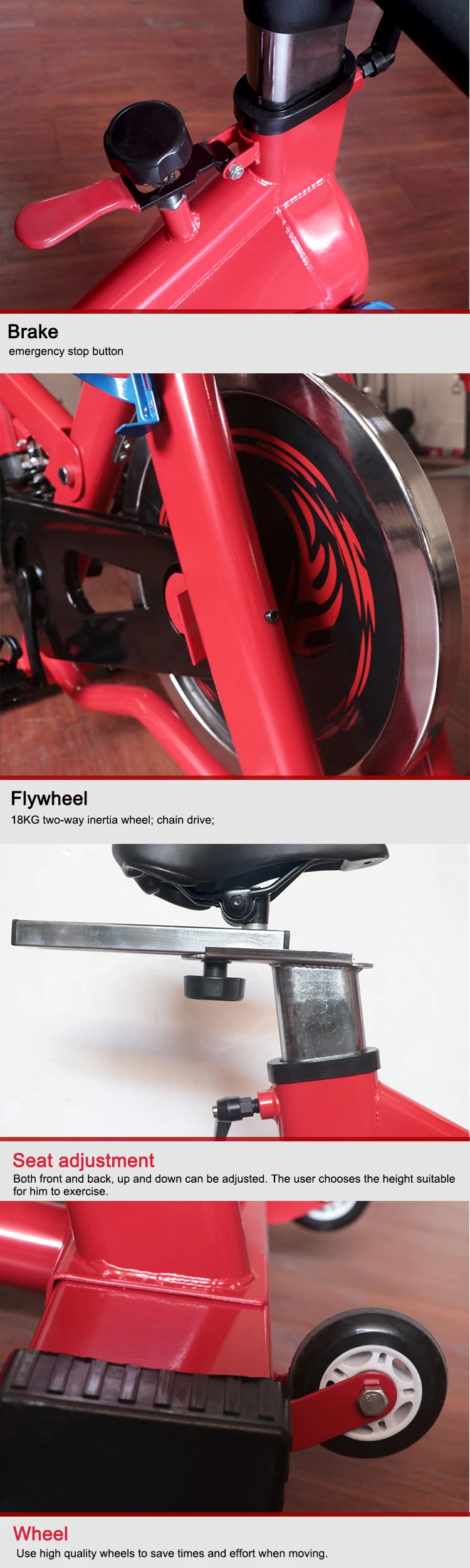 Bicicleta de Ejercicio Profesional Power Rider para Gimnasio, Equipo de ...