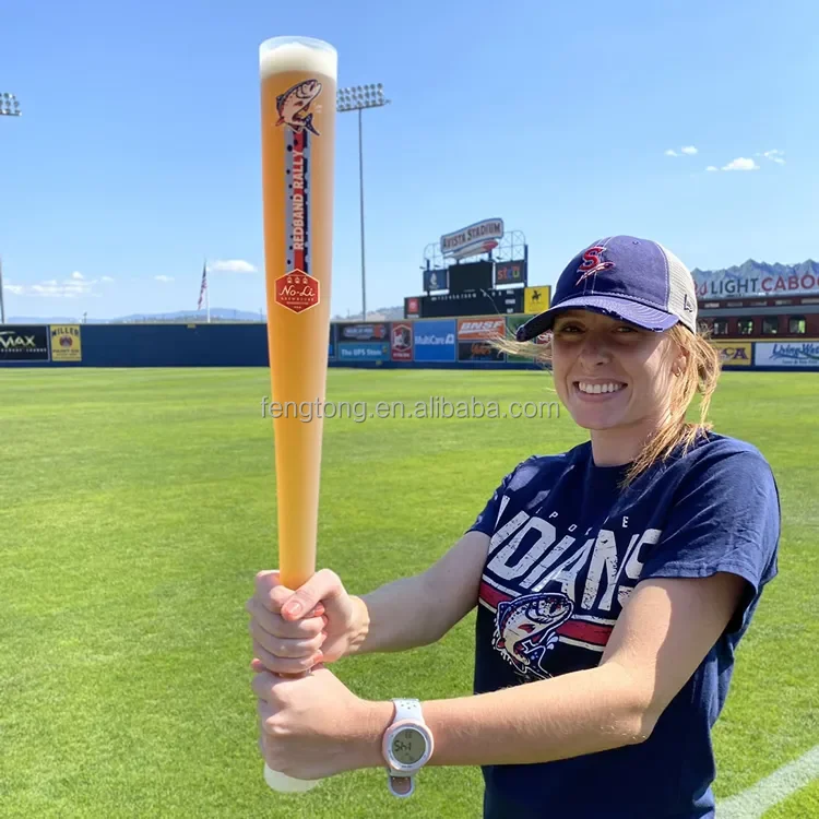 Custom 24oz Baseball Bat Beer Mugs - BPA Free & Recyclable