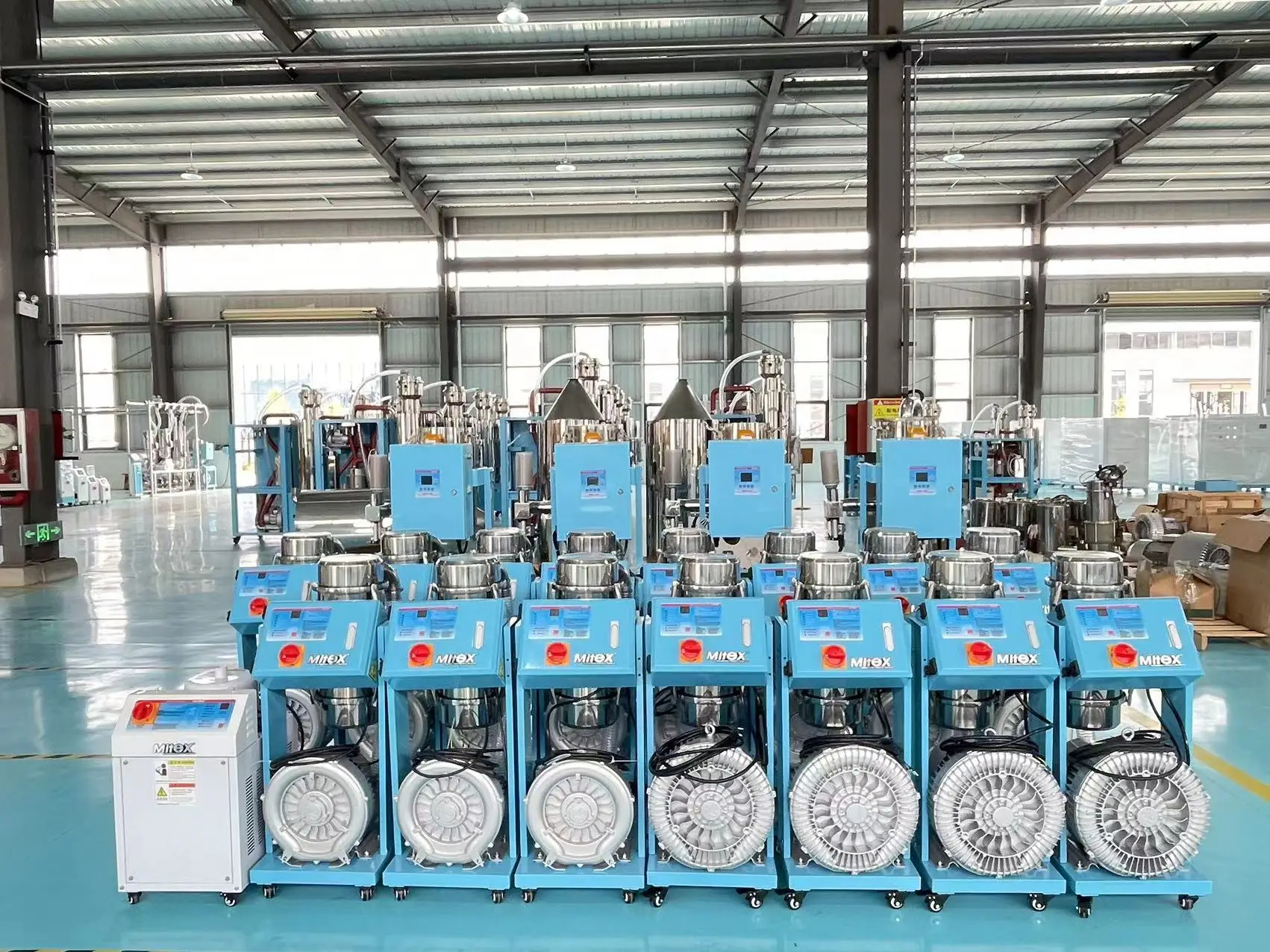 Auto Vacuum Plastic Material Hopper Loader With Efficient Motor For ...