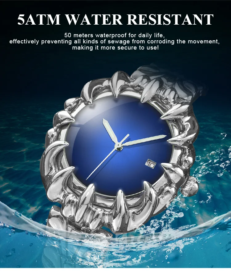 New Design Oem Strange Twisted Claw Unique Stainless Steel Luxury ...