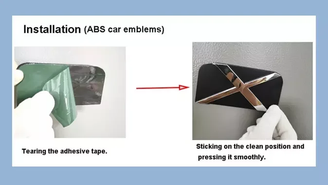 Custom 3D Chrome Logo Stickers for Cars - Luxury Badges