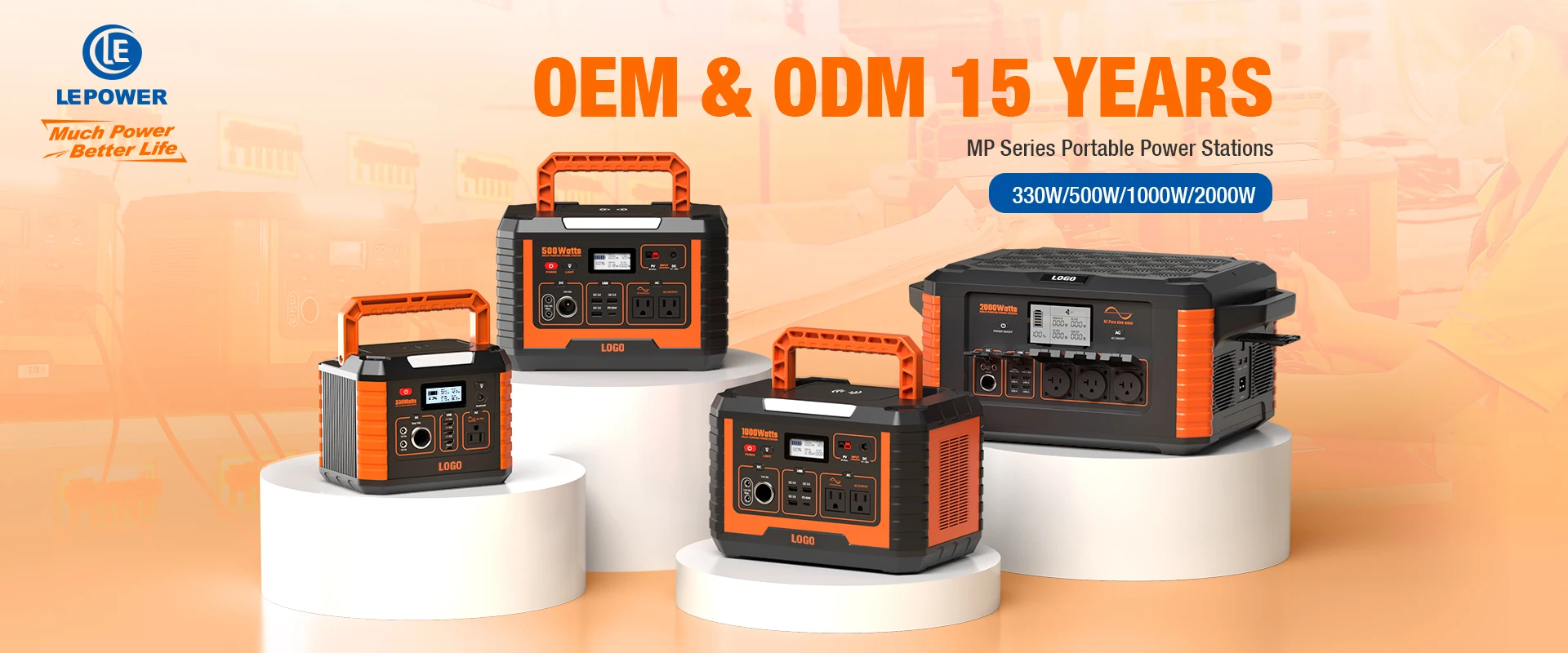 Outdoor Power Supply Lithium Ion Battery Portable Solar Power Generator ...