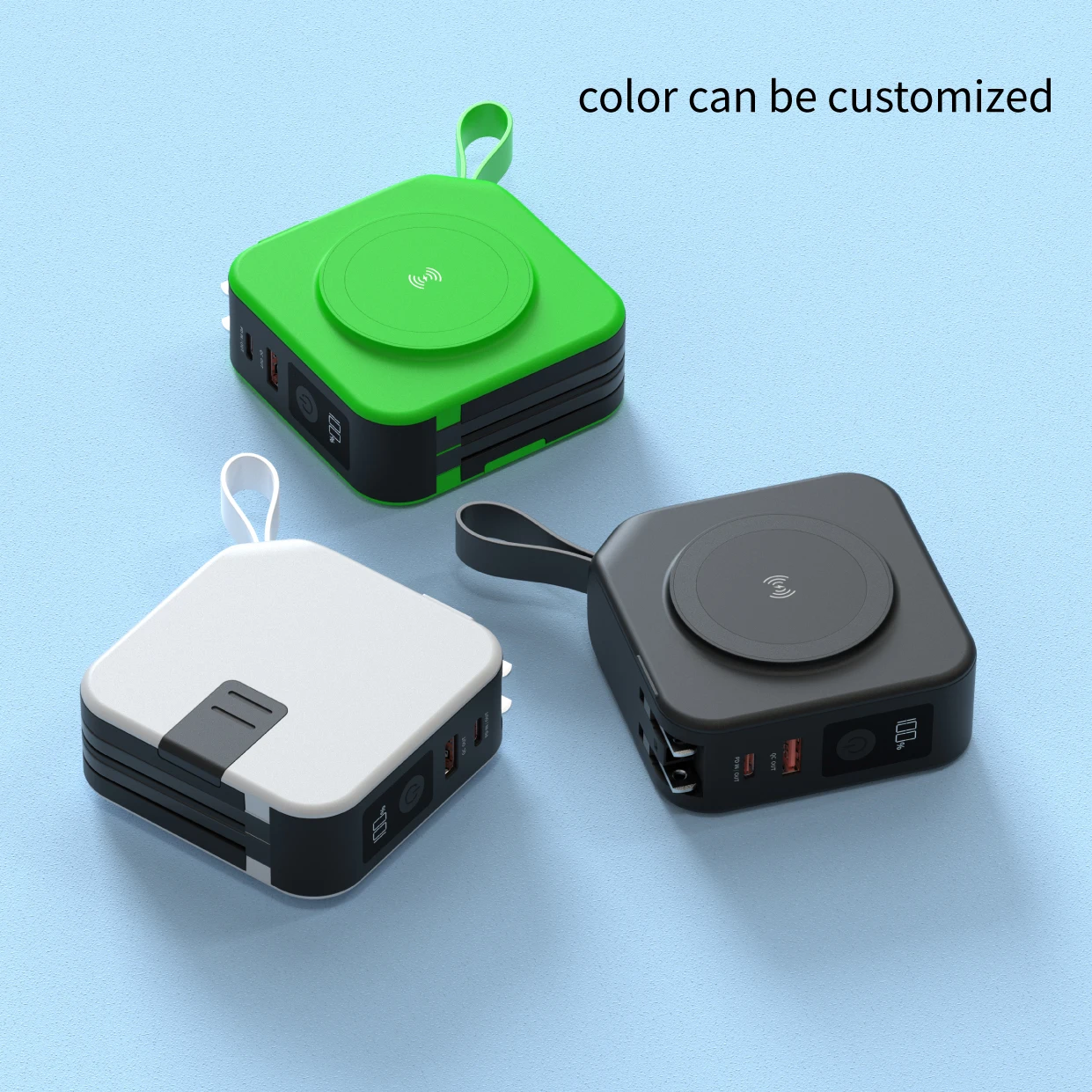 Powerseed Travel Charger - 10000mah Power Bank with PD Support