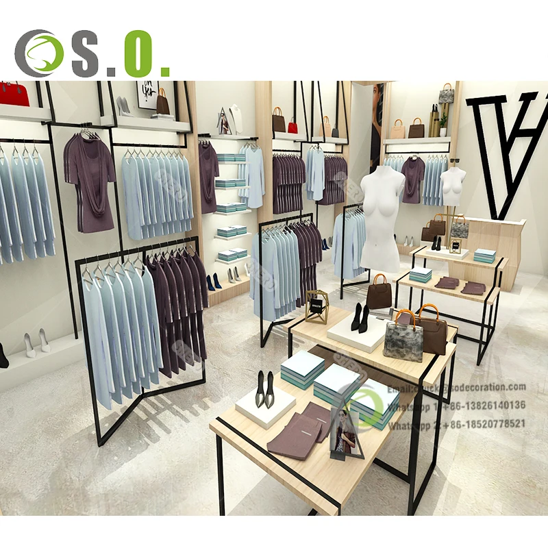 Shero Clothes Shop Interior Design Furniture Boutique Store Clothing ...