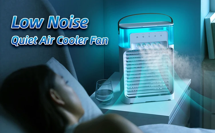 MOLORD Small Ice Cool Battery Misting Fan - 1200ml Capacity