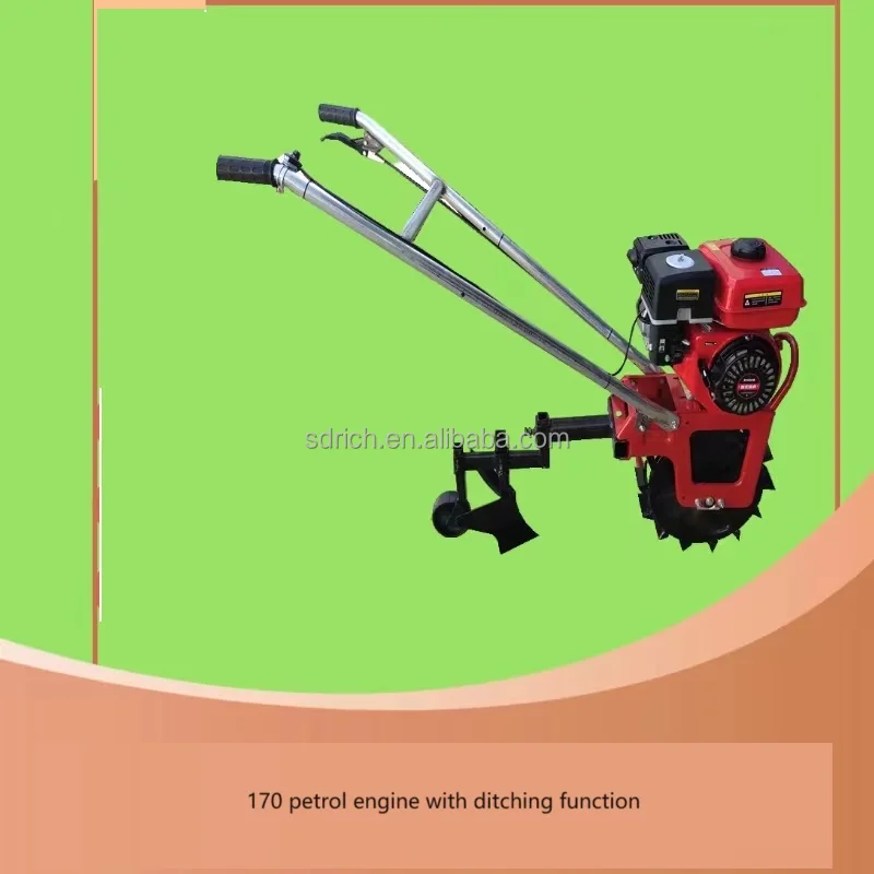Gasoline Engine Powered Hand Push Farm/garden Mini Tiller with Corn ...