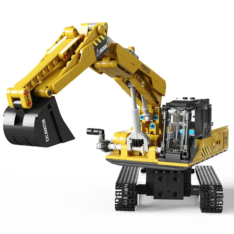 Piece Bricks Rc Motorized Excavator Model Boy Birthday Gifts Kids ...