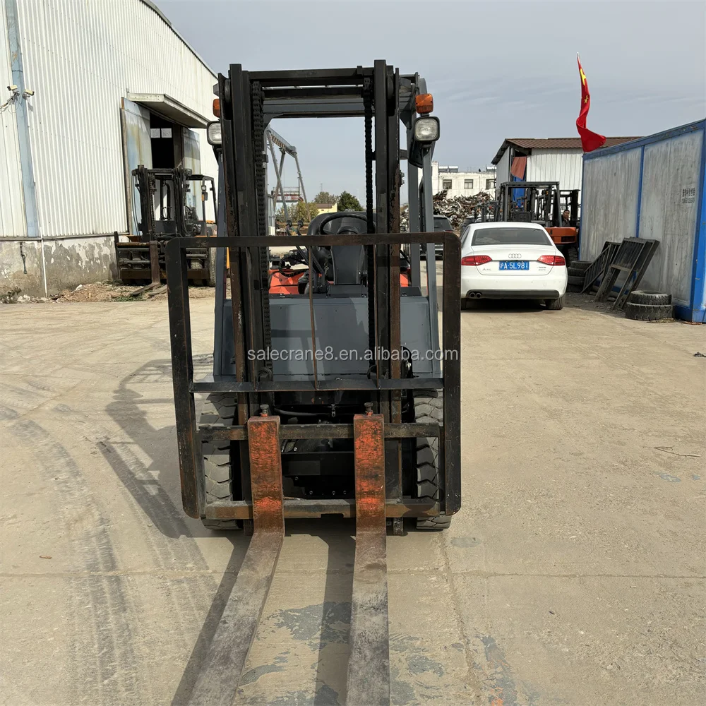 Used Lift Truck 2.5ton Used Gasoline Forlift With Engine 4y,T Yota 2.5ton Second Hand Container ...