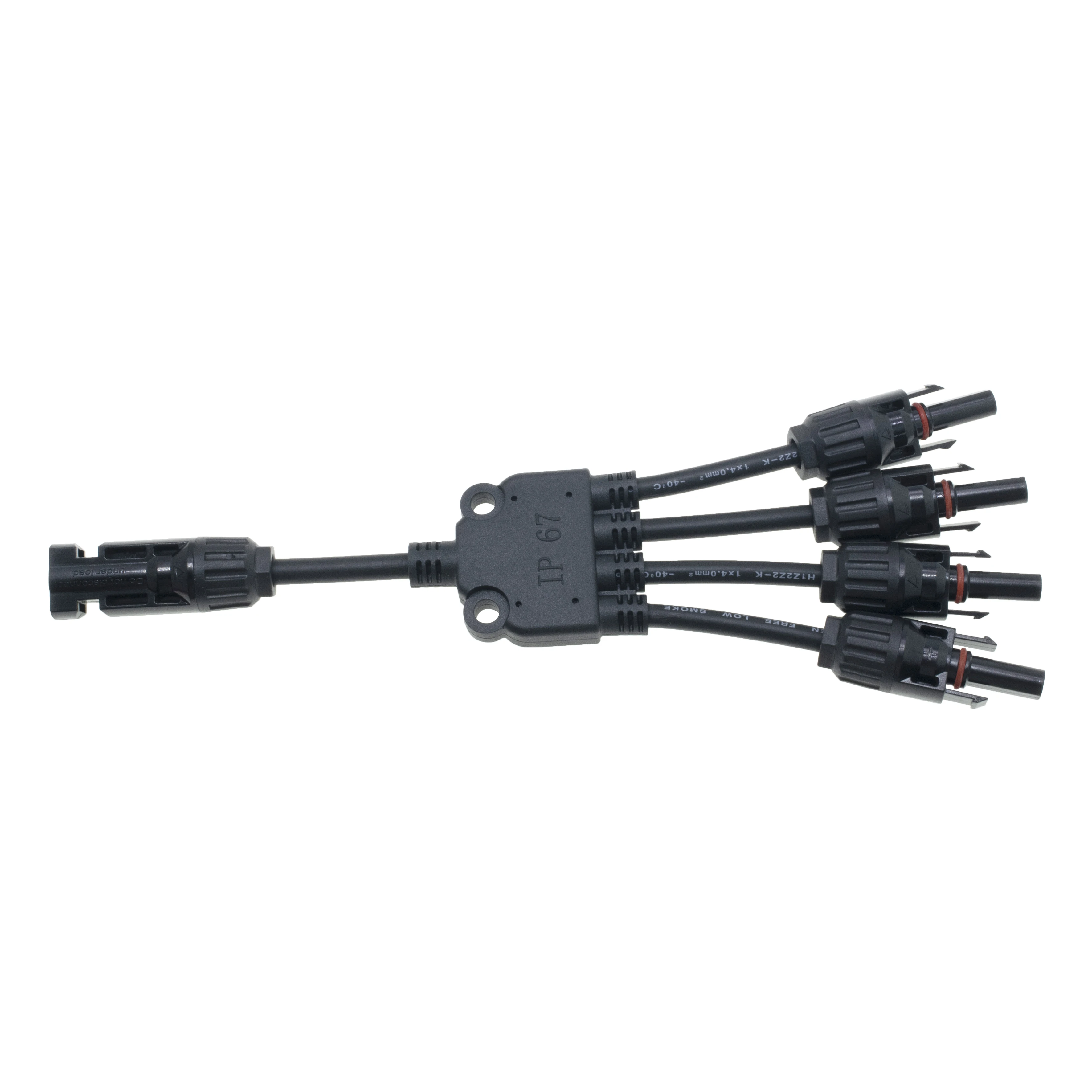 IP68 Photovoltaic Solar Connector Y Splitter Extension 30cm Y5 Branch ...