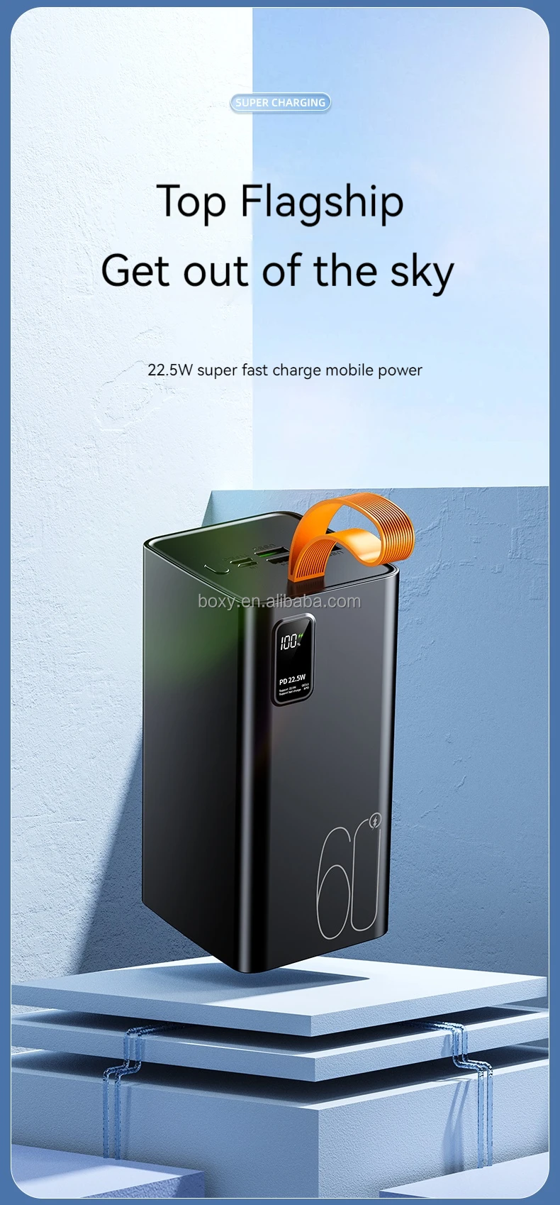 Latest Model 22.5W Type C Output Super Fast Charging Powerbank 60000mah ...