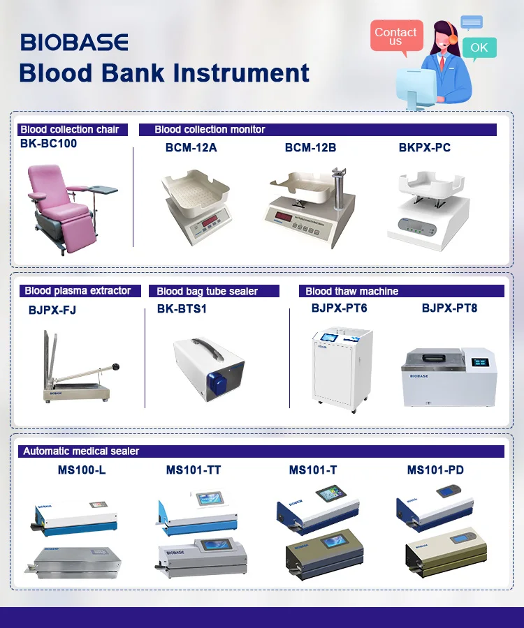 BIOBASE Blood Thaw Machine Model BJPX-PT12 Water Bath Type 12 Pcs Blood ...