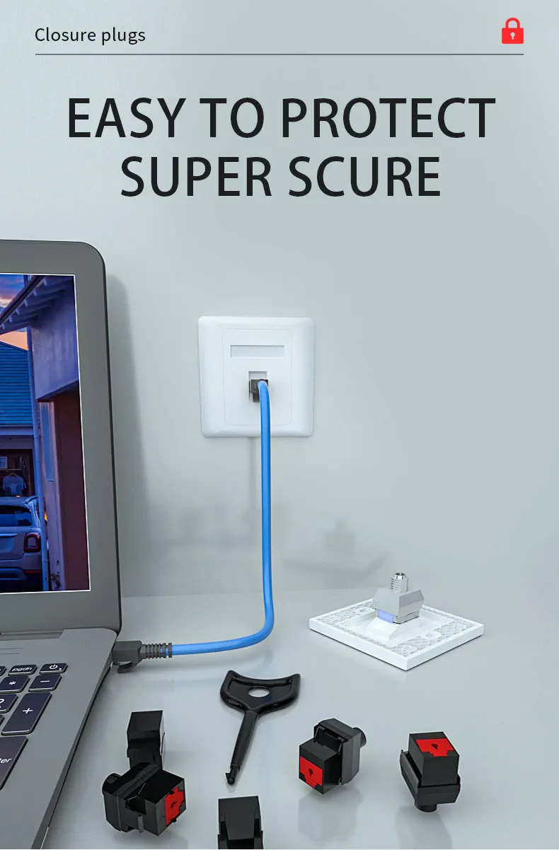 Secure Your Network with RJ45 Port Blockers from WECONFIG