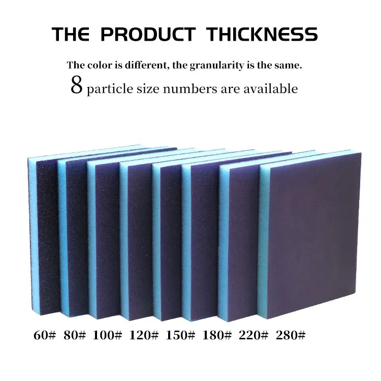 100x120mm Double-sided Sandpaper 60 To 280 Grit Sanding And Grinding ...