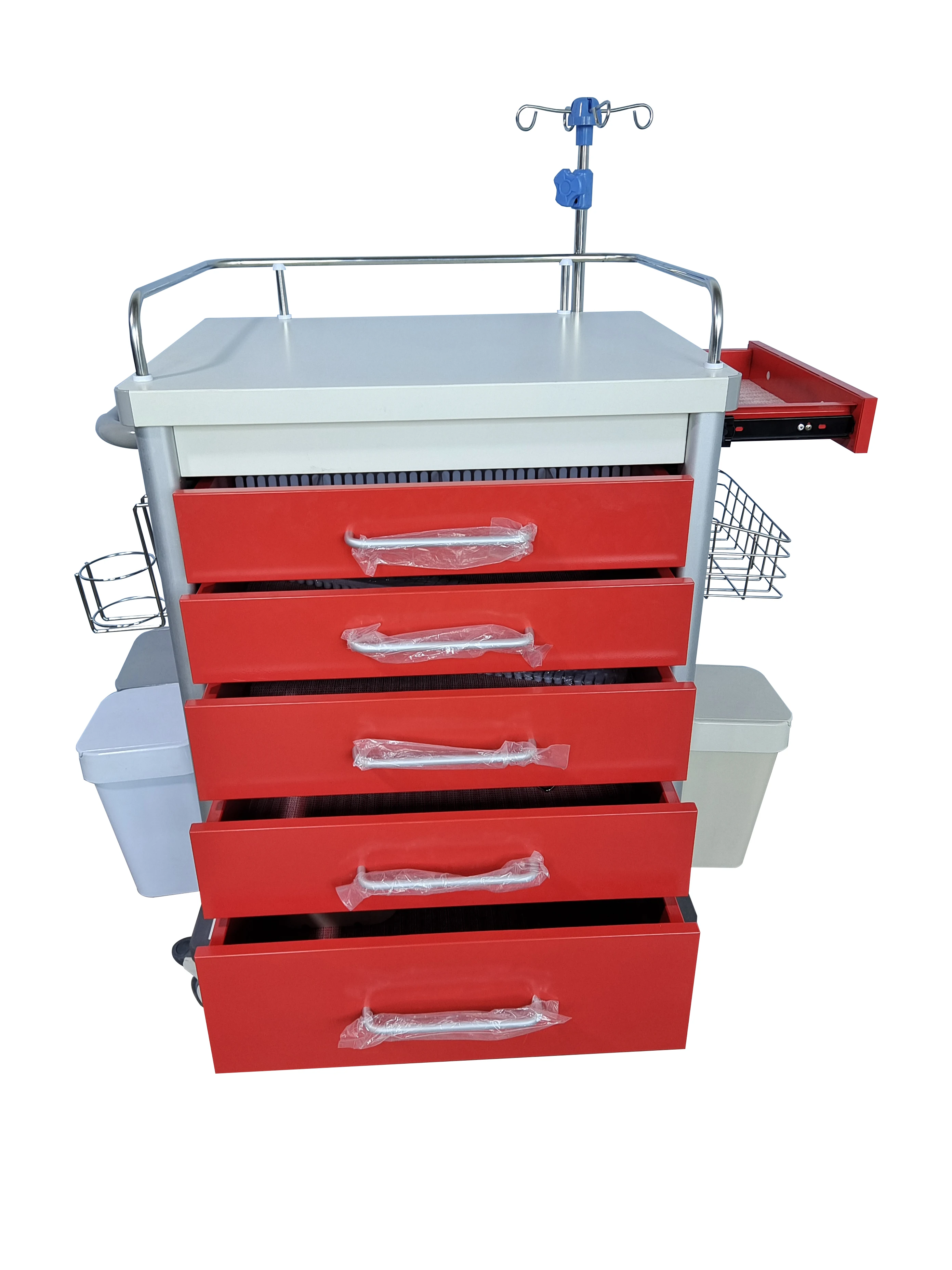 Hospital Medical Emergency Cart/crash Trolley - Buy Hospital Mobile ...