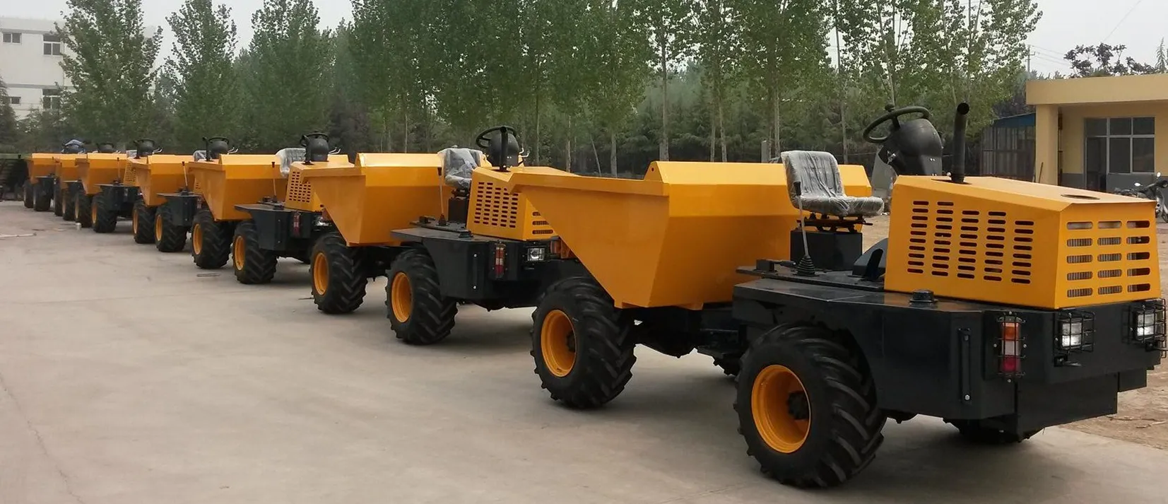 Professional Dump Truck 4x4 Axel Minidumper Mini Dumper 2.0m3 Wheeled ...