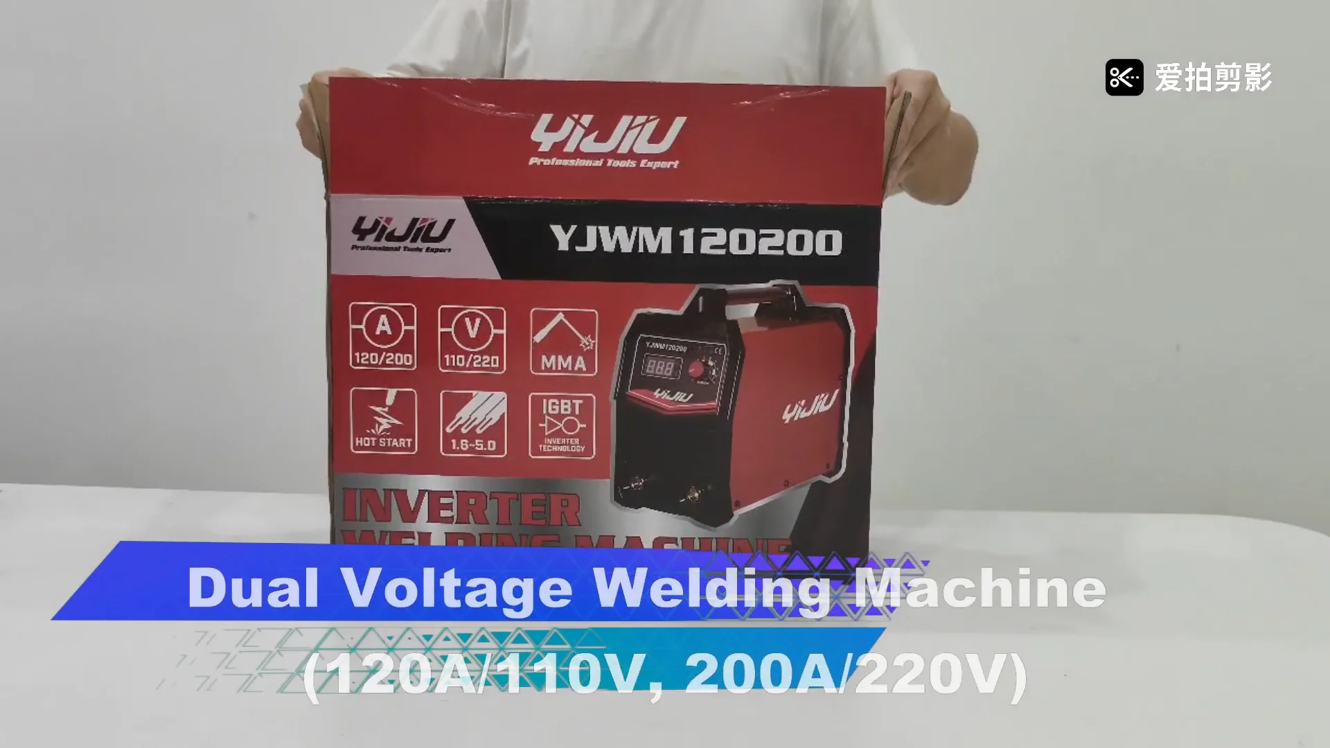 Yijiu Dual Voltage 200a Mma-200d Igbt 110/220v Manual Arc Welding ...