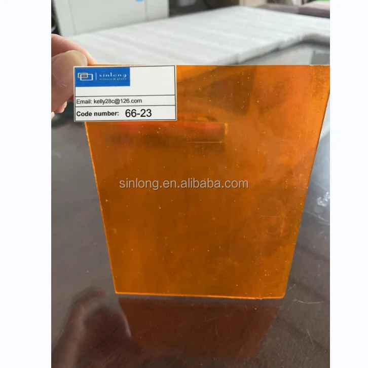 Variety Stained Glass Transparent Orange Color tiffany Mosaic Glass Art ...