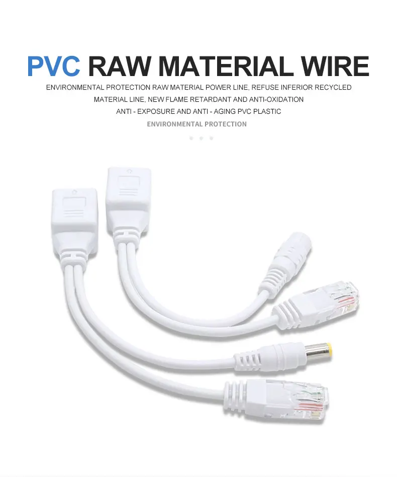 Fansuti POE-C30 - 10/100mbps Non-Standard Poe Combiner Splitter