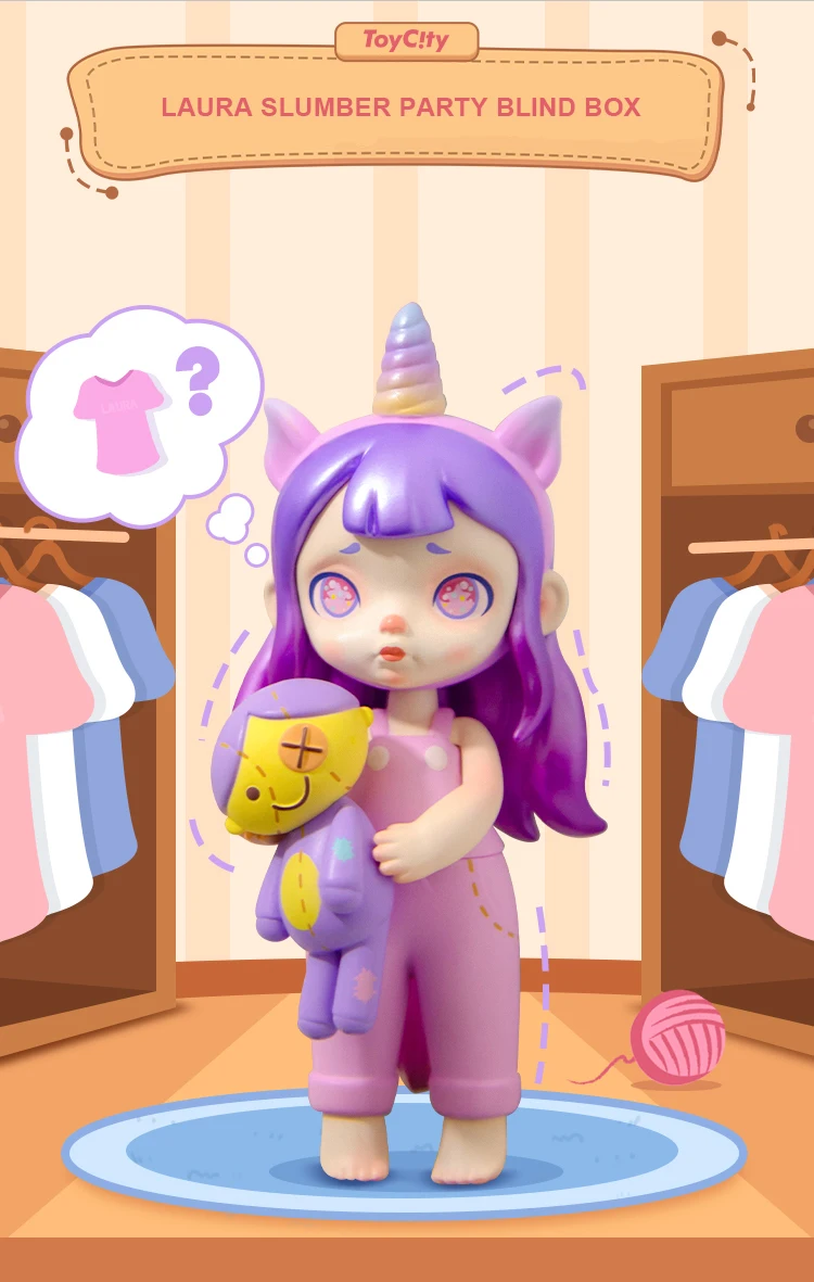 Wholesale Popular PVC Laura Party Pajama Mysteries Boxes Elegant ...